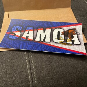 One Samoa Mixed Flags Bumper Stickers - Etsy