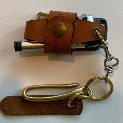 Leather Key Chain, Key Caddy, Key Organizer, Key Pouch, Key Pocket, Key ...