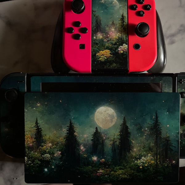 Switch Skin Floral Nintendo Skin Pastel Switch Skin Sea Bottom Switch ...