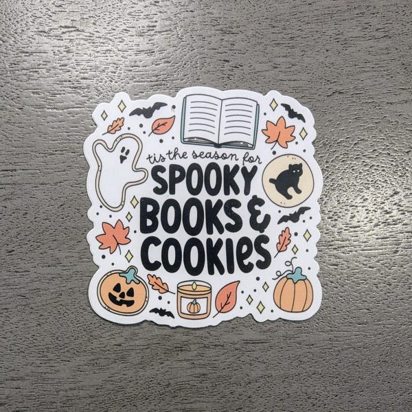 Cozy Season, Cozy Fall Sticker, Fall Book Sticker, Gift for Book Lover ...