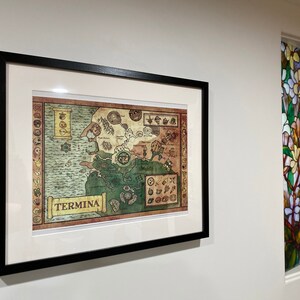 Map of Termina From Legend of Zelda Majoras Mask English or | Etsy Canada