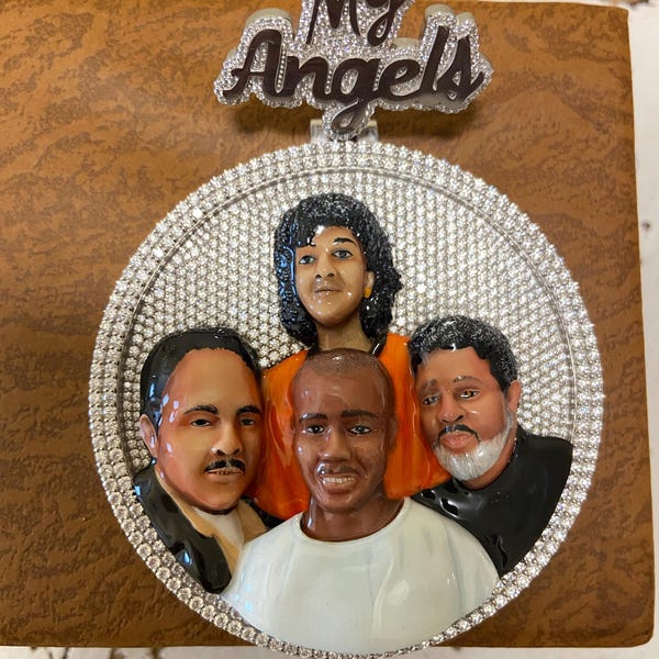 Custom Ice Out Moissanite Diamond Skull Men Pendant, Silver Skull Face ...