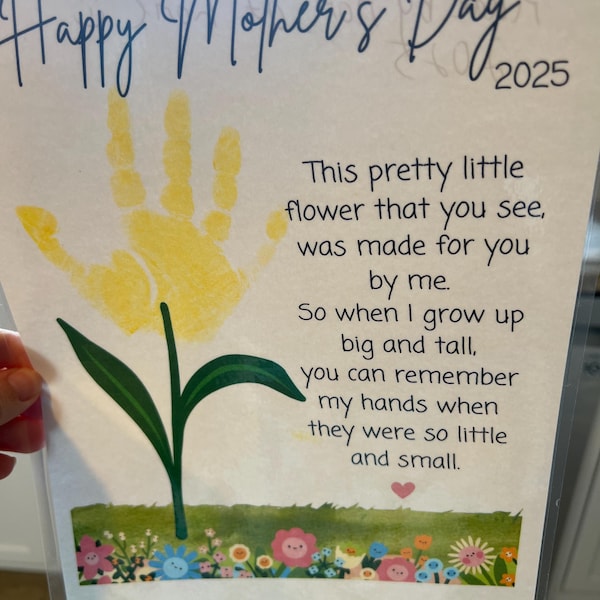 Last Day of School Handprint Craft Printable | Graduation Craft ...