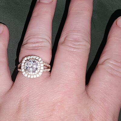 2.0CT Round Simulant Diamond 925 Starling Silver Wedding - Etsy