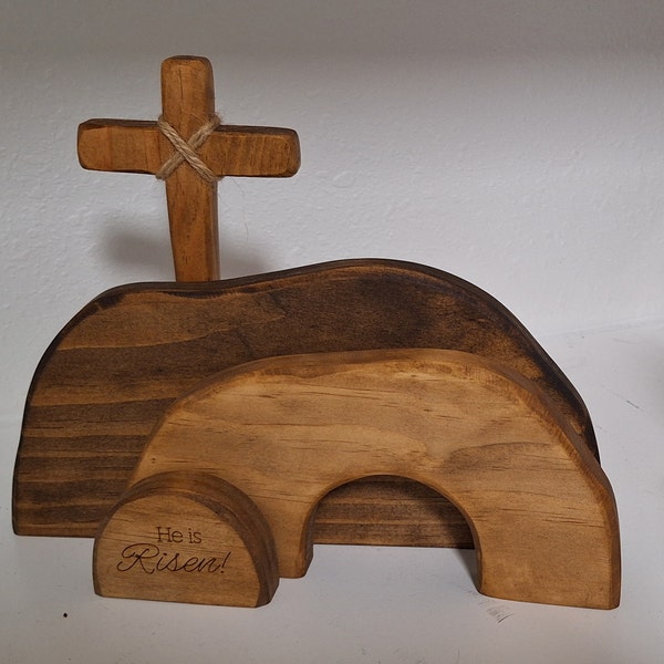 Empty Tomb Display / Empty Tomb Easter Decor Easter Creche Resurrection ...