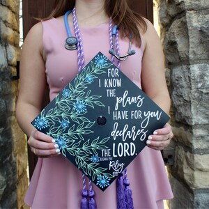 Graduation Flower Crown Graduation Cap Topper the End is Often | Etsy