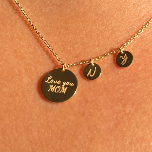 Dainty Heart Outline Necklace With Cross Charm Love and Faith Necklace ...