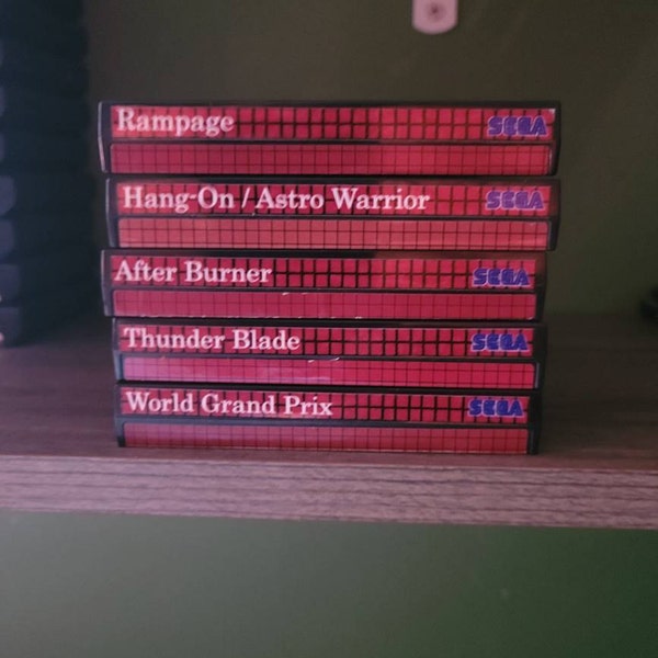 Sega Master System Sticker End Labels (for All 114 Custom Cartridge ...