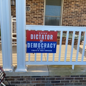 What is Democracy, Vinyl Democracy Sticker, Indoor/outdoor, Multiple ...