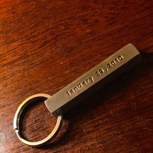 Custom Bar Keychain,personalized Keychain,custom Coordinates Keychain ...
