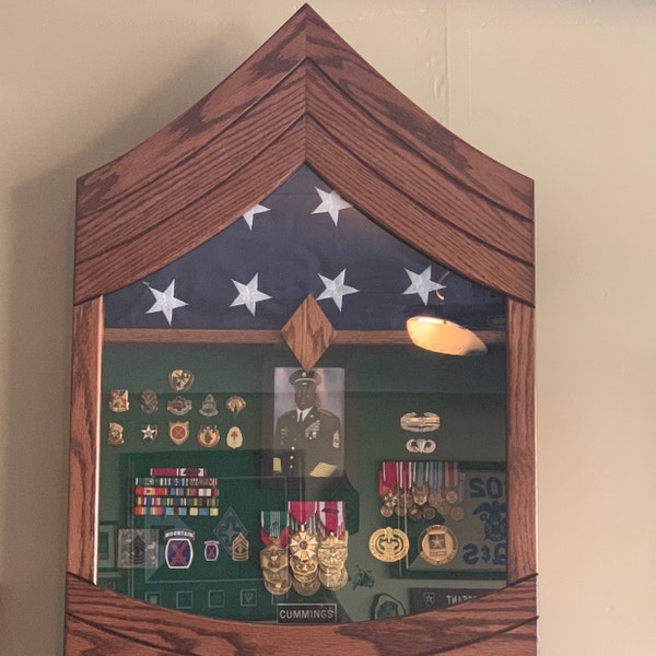 Army (E8) First Sergeant Shadow Box - Etsy