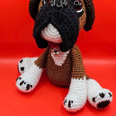 Boxer Crochet Pattern, Crochet Boxer, Boxer, Crochet Pattern, Amigurumi ...