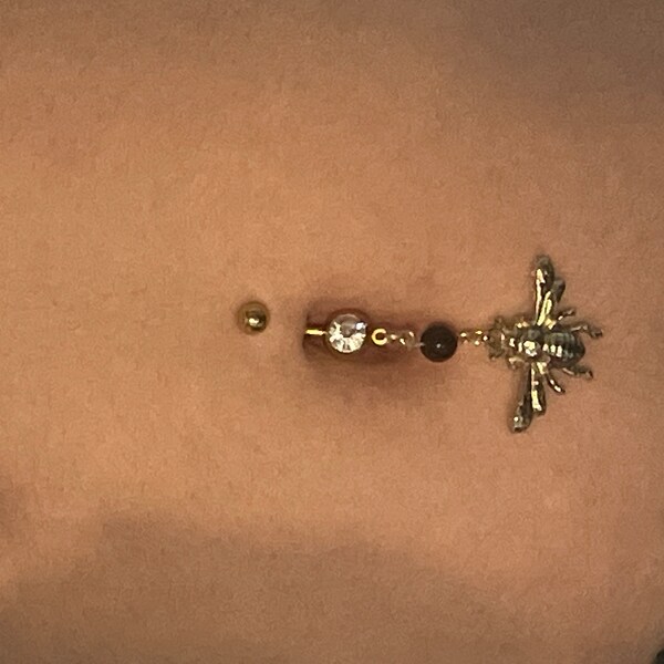 Crystal Belly Rings, Hippie Belly Button Rings, GOLD, Choose Your ...