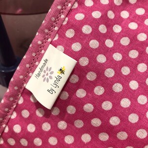 Fold-over Fabric Garment Product Tags for Handmade Items - Etsy