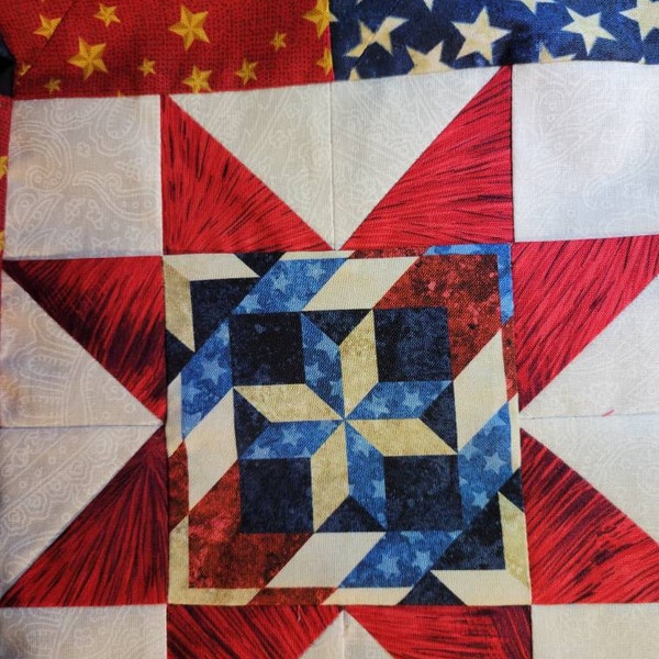 Ribbon Star Quilt Block, Foundation Paper Piecing Pattern, FPP, PDF ...