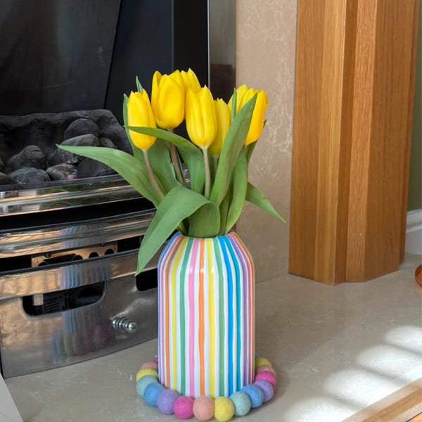 Personalised Ceramic Vase Mother of the Bride Wedding Flowers Gift ...