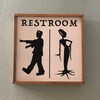 Halloween Decor | Restroom Sign | Horror | Frankenstein Restroom ...