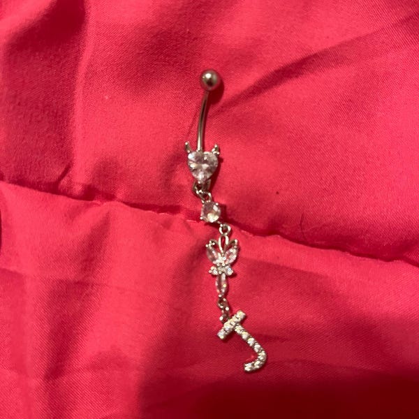 Silver Dragon Claw Belly Button Ring - Etsy
