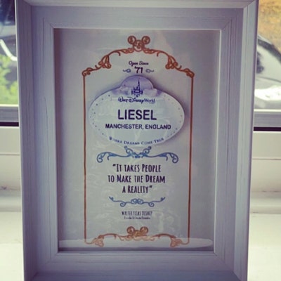 Cast Member Name Tag Display Frame and Print Casting Agency Door ...