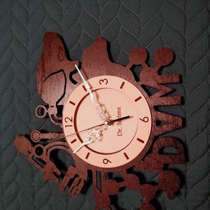 CUSTOM Math Clock Engraved Math Gift With Name or Phrase of - Etsy