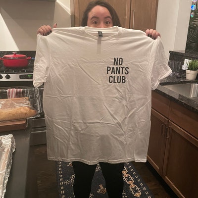 No Pants Club T-shirt No Pants Are the Best Pants Shirt Aesthetic Tee ...