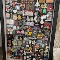 Pin Badge Display Metal-frame, Enamel Pin Display Box for Collector ...