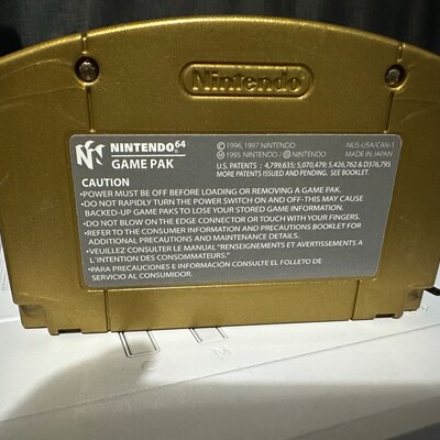 N64 Back Label Glossy Replacement Label Decal Sticker Nintendo Choose ...