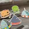 Cute Chibi Shark Floaties Sea Animal Enamel Pin Lapel Badge - Etsy