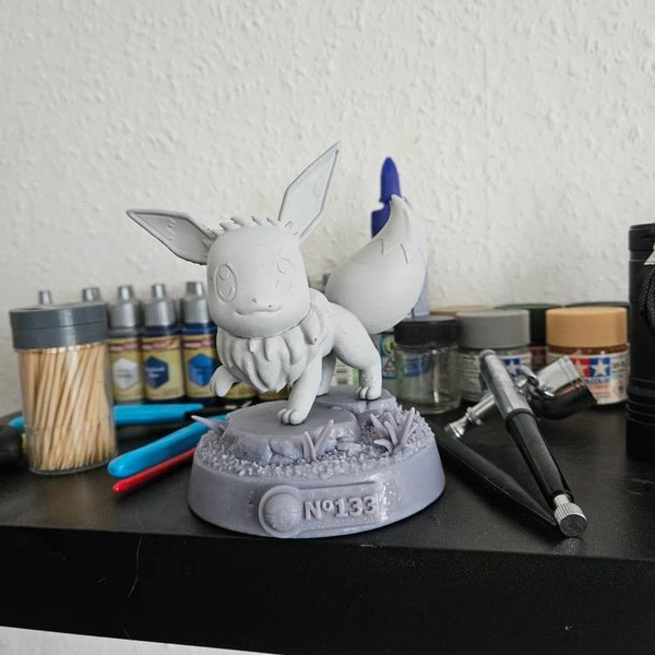 3D Model STL - Scaled Eeveelution Eevee's Family Evolution Line STL ...