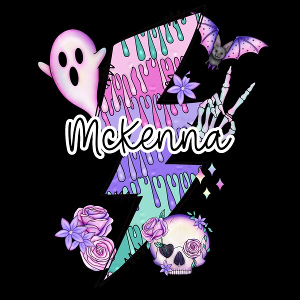 EDITABLE Halloween Doodle Letter, CANVA TEMPLATE, Make Your Own Name ...
