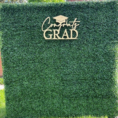 Congrats Grad Graduation Name Sign for Backdrop Decor, Graduate Gift ...