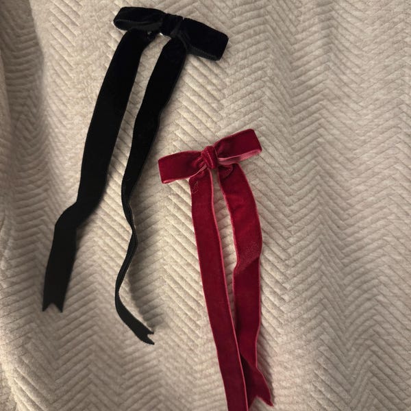 Royal Blue Large Long Tail Satin Hair Ribbon | 16 Colours Available ...