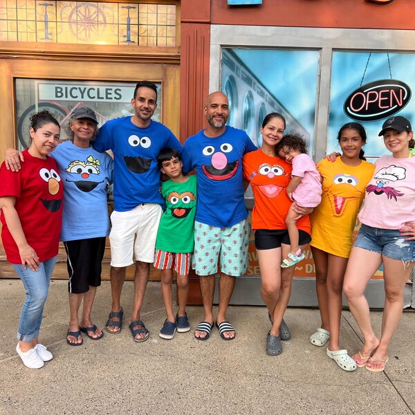 Numbers and Alphabetic Kids Blocks School Group Halloween Costume ...