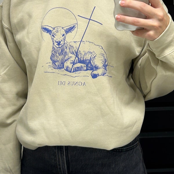 Agnus Dei Shirt, Catholic Gift, Catholic Shirt, Catholic Mom Gift, Gift ...