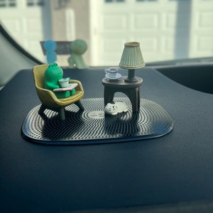 Cute Car Dashboard Decor Mini Frog Cat Ornament Car Accessories Decor ...