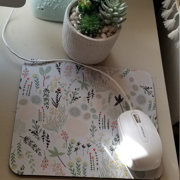 Mouse Pad Floral Mouse Pad Floral Mouse Pad Office Mouse Pad ...