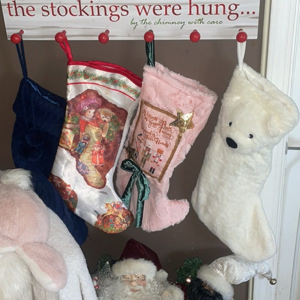 Nutcracker Stocking// Christmas Stocking//pink Christmas Stocking - Etsy