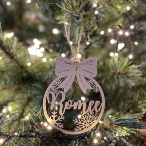 Personalized Christmas Ornaments Custom Christmas Tree Decor - Etsy
