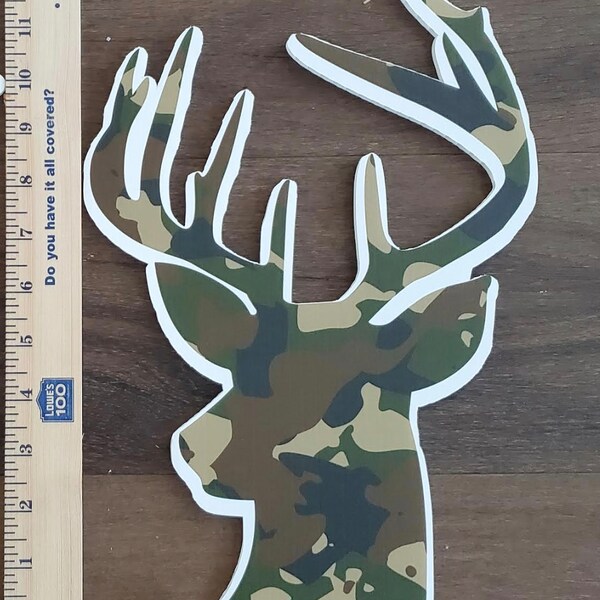 Camo Deer Svg, Dxf, Eps, Png, Jpg, Camo Deer Clipart, Camo Deer Png ...