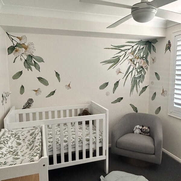Australian Gum Tree Wall Decals branch Only, Australian Theme Nursery ...