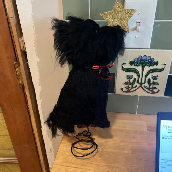 Pug Dog Christmas Tree Topper // Dog Tree Topper // Pug Holiday Decor ...