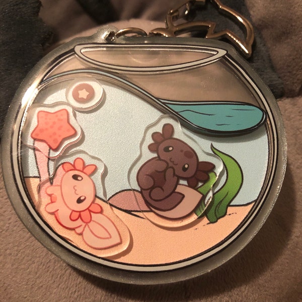 King Ghidorah Keychain Charm • Acrylic • Charm • Epoxy • Chibi ...