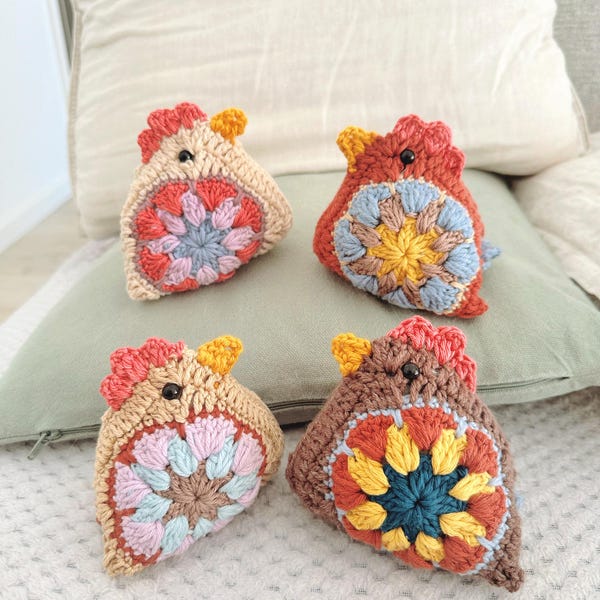 Spring Court Granny Square Crochet Pattern DIY Yarn Fiber Art Tutorial ...