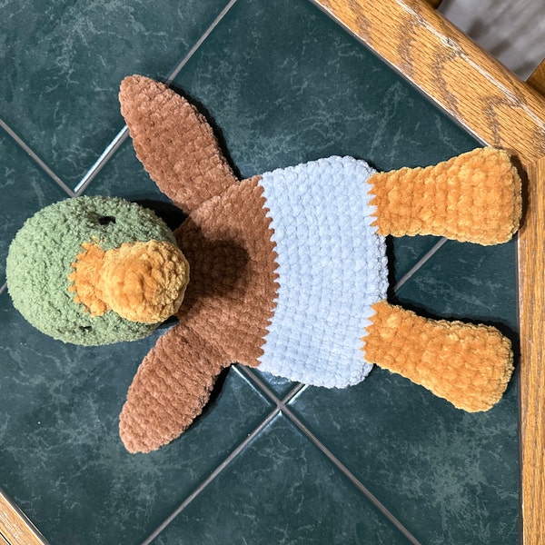 Crochet Duck Lovey Pattern, Crochet Snuggler, Crochet Lovey Pattern ...