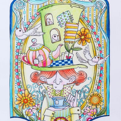 Coloring Pages Tristan and Iseult instant Download 2 Printable ...
