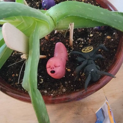 Polymer Clay Creepy Cute Weird Figurines/ Baby Nuggets - Etsy