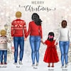 Christmas Family Clipart Lovely Family Clipart Merry - Etsy Canada