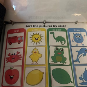 Body Parts Matching Activity Printable, Toddler Busy Book Pages ...