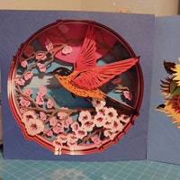 Waterfall Landscape Shadow Box SVG Template, 3D SVG Shadowbox, DIY ...