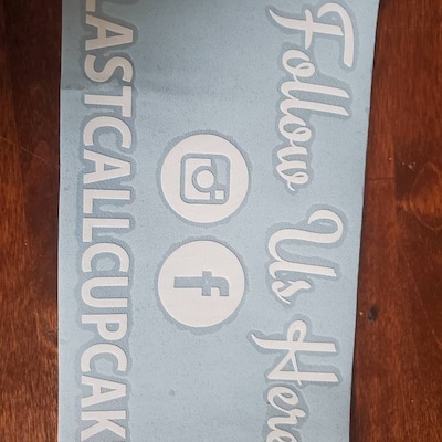 Social Media Decal Instagram Decal Facebook Decal Twitter Decal Youtube ...